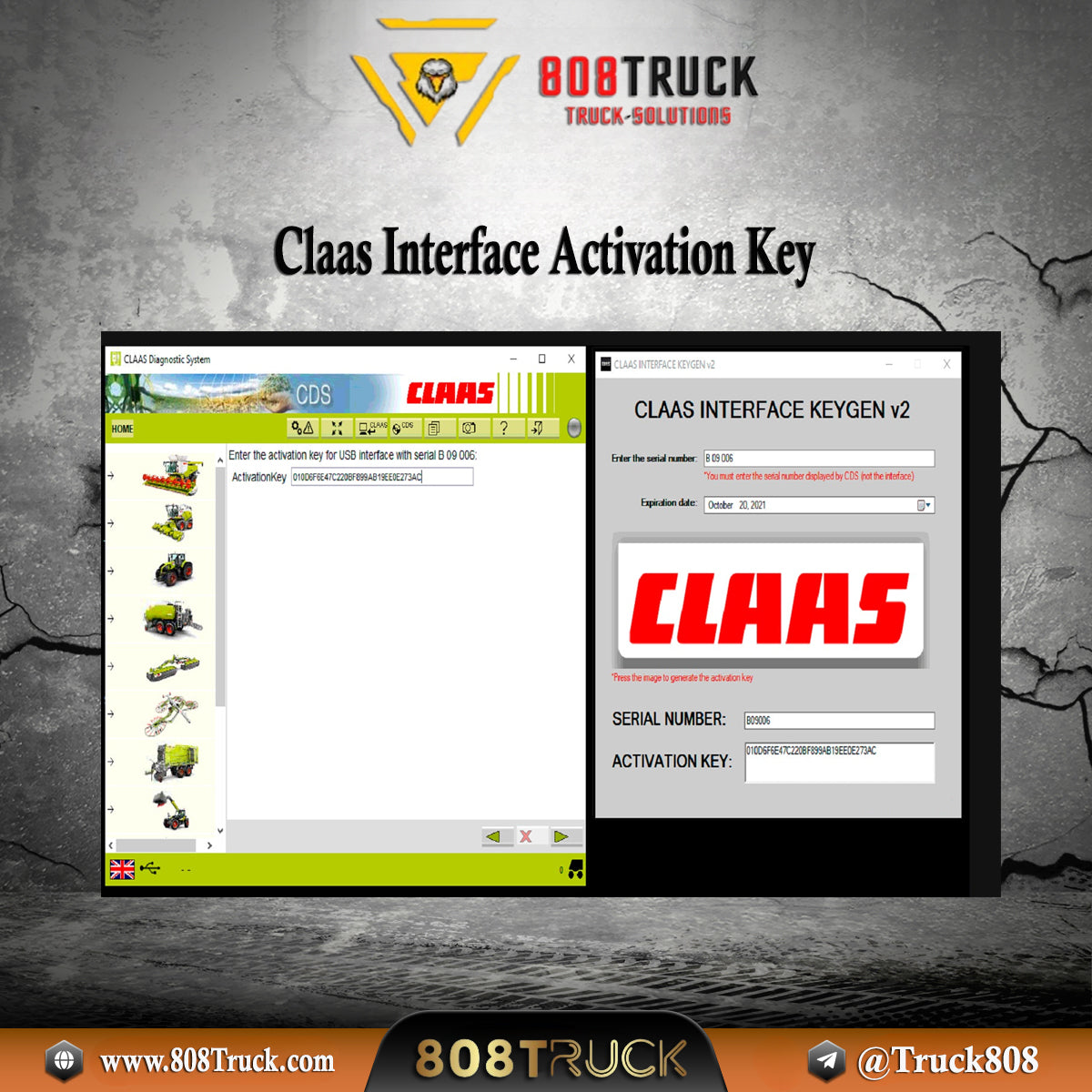 Claas Interface Activation Key| 808TRUCKS 🎯