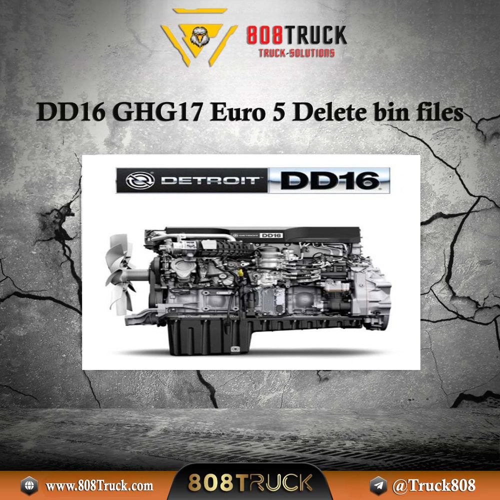 Detroit Diesel DD16 GHG17 Euro 5 (FREIGHTLINER NEW CASCADIA) Delete bi ...